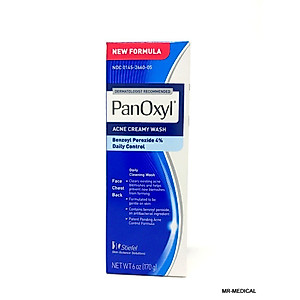 PanOxyl Creamy Acne Wash, 6 oz (3 Pack)