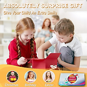 CULAGEiMi Handheld Game for Kids Adults Built-in 270 Retro Video Games, Portable Gaming System with Rechargeable Battery Gamepad, Mini Arcade Toys Supports 2 Players Birthday Xmas Gifts, Blue