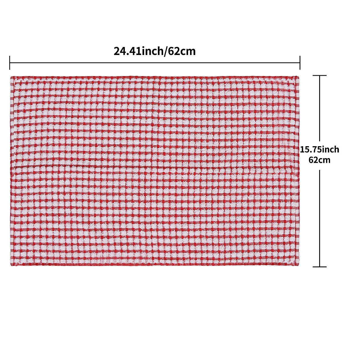 Gentlife 6-Pack Kitchen Dish Towels, 16 Inch x 25 Inch Bulk Absorbent Cotton Kitchen Towels Super Soft Dish Cloths, Dish Towels for Drying Dishes Bright Colorful Tea Towels Kitchen Hand Towels