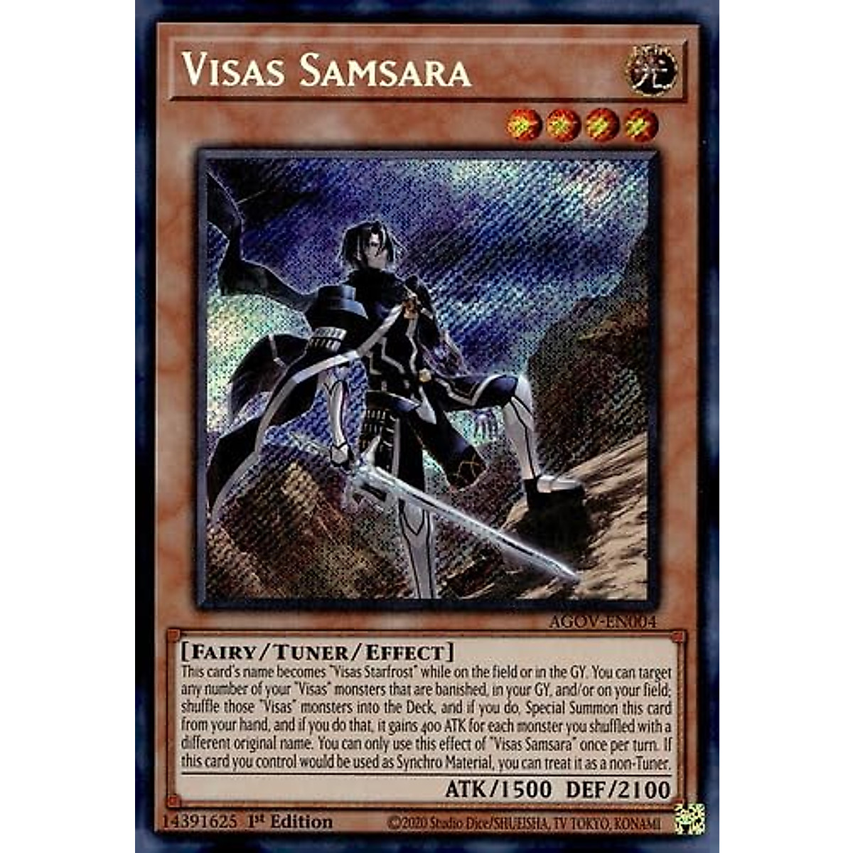Visas Samsara - AGOV-EN004 - Secret Rare - 1st Edition