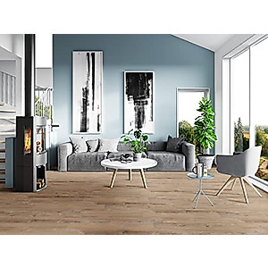 MSI Hampstead 6 inch x 48 inch Gluedown Luxury Vinyl Plank Flooring for Pro and DIY Installation, Beige, CASE, 36 Square Feet