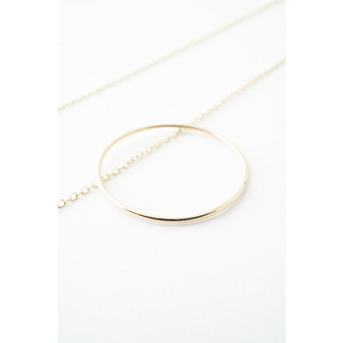 Honeycat Super Skinny Stacking Ring in 14K Gold, Size 7.5 (G)