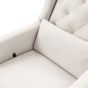 DaVinci Everly Recliner and Swivel Glider in Performance Cream Eco-Weave, GREENGUARD Gold Certified