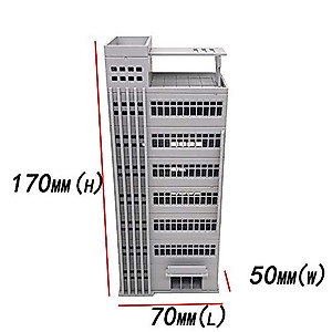 Outland Models Railroad Scenery Downtown Modern Commercial Building N Scale