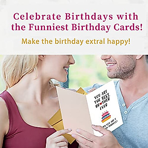 Funny Birthday Card for Brother, Joke Happy Birthday Greetings Cards for Brother, You Are The Best Brother (Cake)