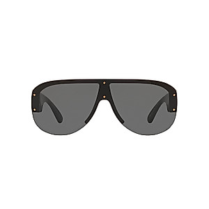 Versace Man Sunglasses Black Frame, Dark Grey Lenses, 0MM