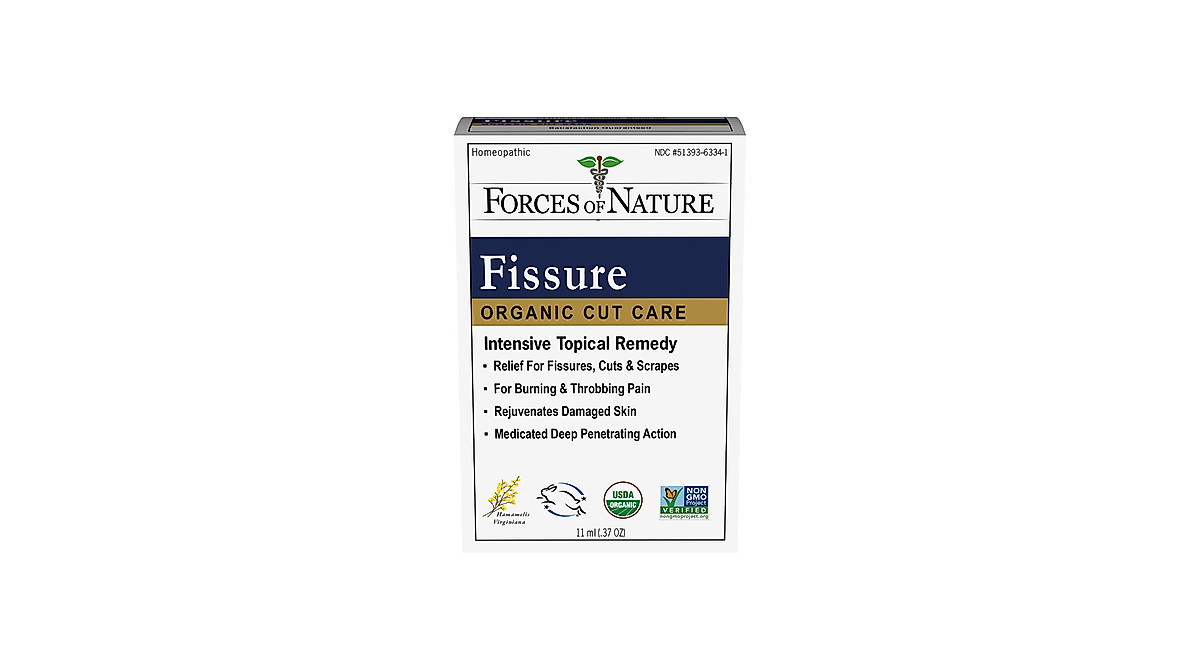 Forces of Nature Organic Fissure Control for Hemorrhoid Treatment, 0.37 ...