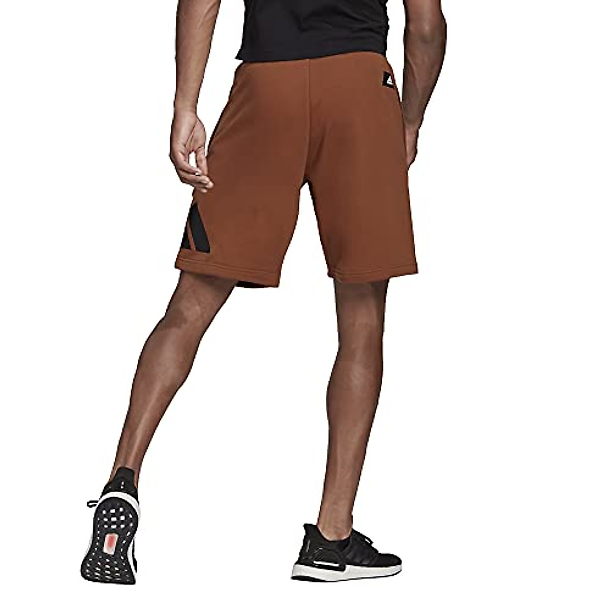 adidas Mens Fleece Short Wild Brown Medium