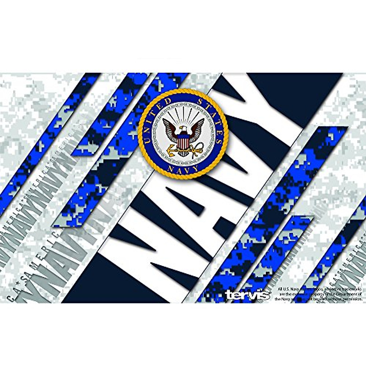 Tervis Triple Walled Navy Insulated Tumbler Cup Keeps Drinks Cold & Hot, 20oz - Stainless Steel, Digi Camo