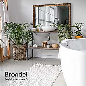 Brondell LT89 Electric Bidet Toilet Seat, Fits Round Toilets, White – Side Arm Control, Warm Water Wash, Strong Wash Mode, Stainless-Steel Nozzle, Nightlight and Easy Installation