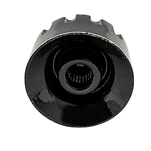 Musiclily Pro Inch Imperial LP Guitar Knurled Speed Knobs 24 Fine Splines Control Knobs for CTS Pots/USA Les Paul Style Electric Guitar, Black (Set of 4)