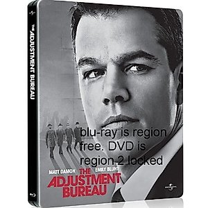 Adjustment Bureau Blu-ray SteelBook [Blu-ray+DVD+Digital Copy]