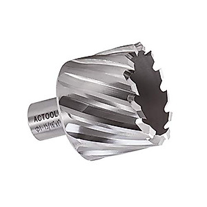 ACTOOL 1-15/16" Diameter × 1" Depth of Cut HSS ANNULAR Cutter with 3/4'' Weldon Shank