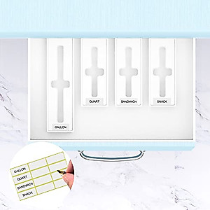 4 Pack Ziplock Bag Storage Organizer for Kitchen Drawer, DXWHYX Premium PP Plastic Ziplock Kitchen Drawer Organizer Dispenser Compatible with Ziploc, Solimo, Glad, Hefty for Gallon, Quart, Sandwich & Snack Variety Size Ziplock Bags