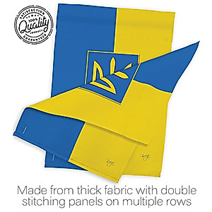 Ukraine Garden Flag Bandera de Ucrania Breeze Decor Indoor Tapestry Suppport Україна Outdoor Home Decorations House Banner Wall Hanging Small Yard Stand With Ukrainian Gifts Made In USA