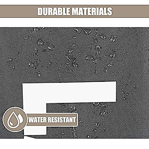 DOKEHOM Slim Laundry Basket with Handle on Wheels, Foldable Corner Storage Bins, Collapsible Rolling Laundry Hamper (Grey, Slim)