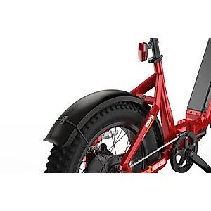 HOVSCO Electric Bike Hardcore Bike Front Rear Fenders Compalicateble for 20"/ 26"/ 27.5" Ebike Fenders Black