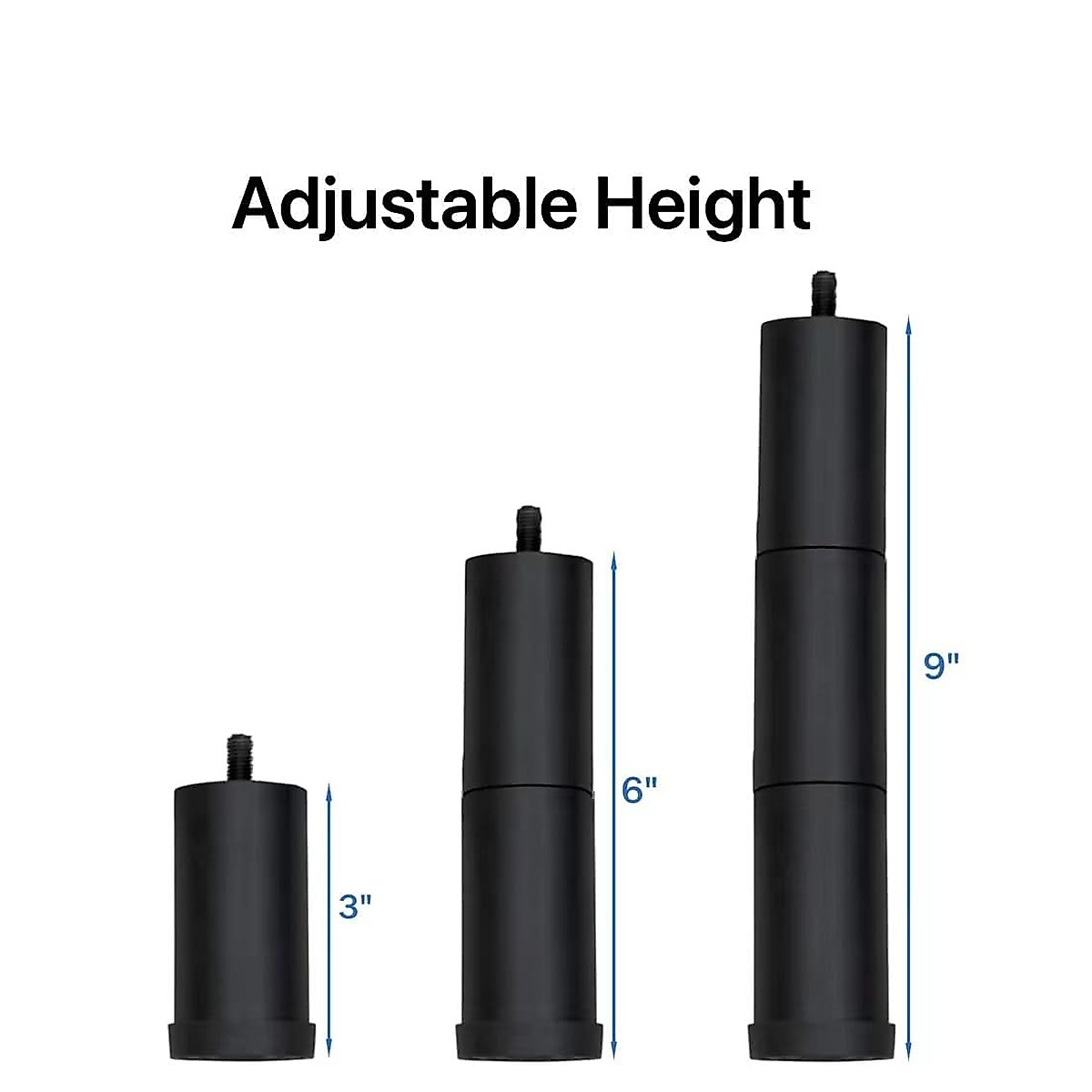 BEARMANOUTDOOR Adjustable Bed Frame Queen,Zero Gravity Electric Bed with Wireless Remote,Queen Adjustable Bed Base,Under Bed Light,Head and Foot Incline,4 USB Ports,Adjustable Heights,Easy Assembly