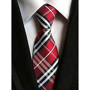 YanLen Lot 9 PCS Classic Men's Tie Necktie Woven JACQUARD Neck Ties