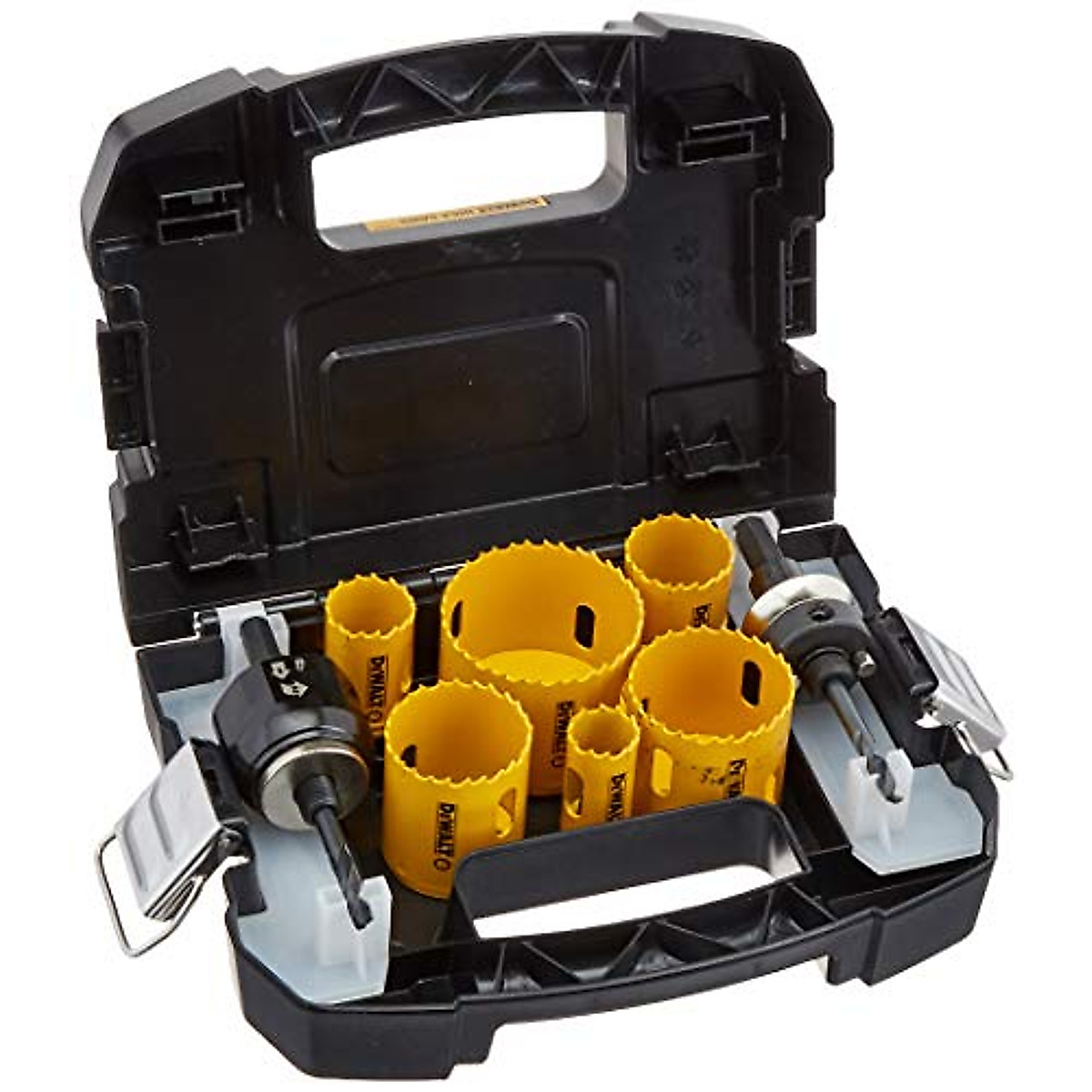 DEWALT Hole Saw Kit, Standard Electrician's Set, Bi-Metal (D180002) , Yellow