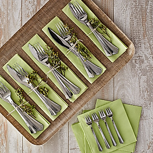 WNA Reflections Heavyweight Plastic Utensils, Fork, Silver, 80/box