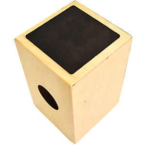 Meinl Cajon Box Drum with Internal Metal Strings for Adjustable Snare Effect – NOT MADE IN CHINA - Hardwood Full Size with Makah Burl Frontplate, 2-YEAR WARRANTY (CAJ3MB-M)