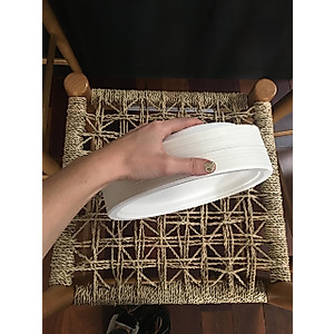 Susty Party 10-Inch Compostable Round (50-Count), Sugarcane Heavy Duty Disposable Biodegradable Plate for Dinner, White