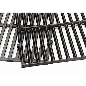 Hongso 17.5 Inch Cast Iron Cooking Grill Grates Replacement Part for Weber Spirit 300, 310, 320 Series, Spirit 700, Genesis Silver B/C, Genesis Gold B/C, Genesis Platinum B/C Gas Grills, 2-Pack 7638