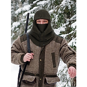 3 Pieces Camo Balaclava Face Mask Hunting Face Mask Balaclava Hats for Outdoor Sports (Drawstring Style, Large)