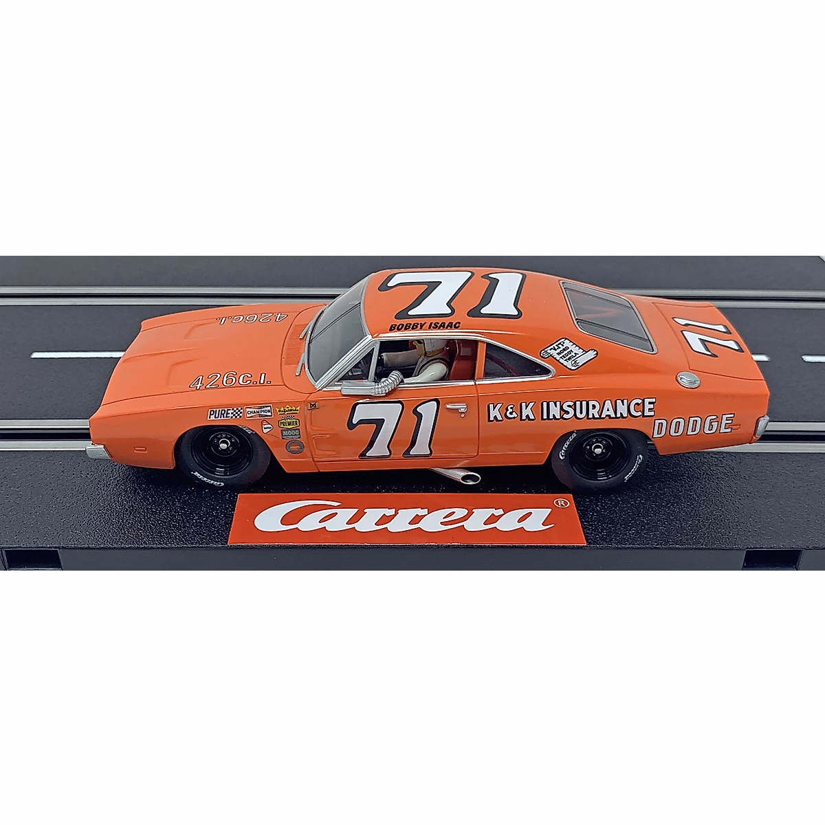 Carrera 30942 Dodge Charger 500 No. 71 1:32 Scale Digital Slot Car Racing Vehicle Digital Slot Car Race Tracks
