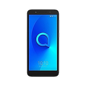 Alcatel 1 5033J Unlocked Smartphone Dual Sim 5" 18:9 Display, Android Oreo (Go Edition), 8MP Rear Camera, 4G LTE - Works Worldwide (NOT Verizon - Boost - Metro)