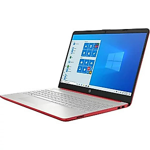 HP 15-DW000 2022 Business Laptop 15.6" HD 1366x768 4-Core Pentium Silver N5030 16GB DDR4 512GB SSD Intel UHD Graphics Wi-Fi 5 Windows 11 Pro Scarlet Red w/ONT 32GB USB