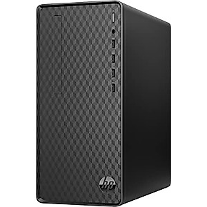 HP Desktop Computer 12th Gen (Intel i3-12100 4-Core, 8GB RAM, 256GB SSD, Intel UHD 730, AC WiFi, BT, 1 HDMI, 4 USB 3.1, Dark Black, Win 11 Home) with Dockztorm Hub