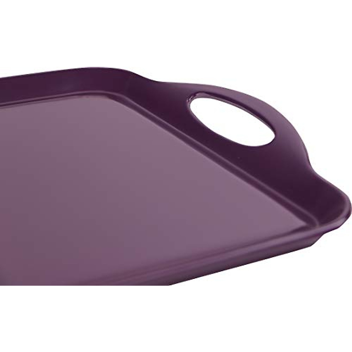 Calypso Basics by Reston Lloyd Melamine Rectangular Tray, Plum
