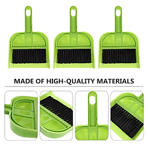 Cleaning 6 Sets Dustpan Hand Broom and Shovel Small Broom Dustpan Set and Broom Dustpan Set and Brush Set Dust Pan