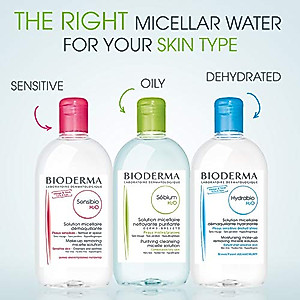 Bioderma - Sébium H2O - Micellar Water - Cleansing and Make-Up Removing - for Combination to Oily Skin 33.4 Fl Oz