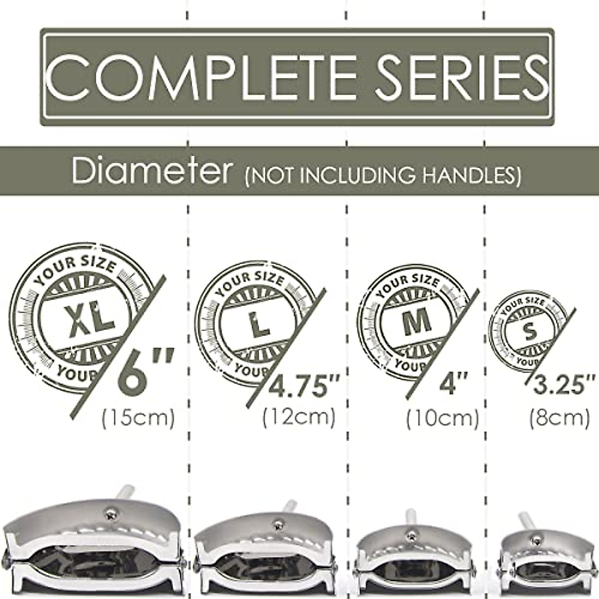 Best Utensils Stainless Steel Ravioli Mold Empanada Press Pierogi Dumpling Maker Wrapper Pastry Dough Cutter Kitchen Accessories (L: 4.75 inch)