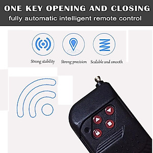 LKXNEW Mobile Carport, Fully Automatic Remote Control Car Umbrella, Folding Car Tent, Portable Anti-Snow Tent Car Cover