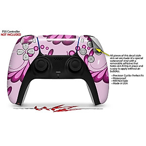 WraptorSkinz Skin Wrap compatible with Sony PS5 DualSense Controller Petals Pink (CONTROLLER NOT INCLUDED)
