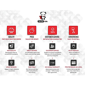 YoYoink Remanufactured Ink Cartridge Replacement for HP 62XL Black Ink (2 Black Cartridges) for HP Printer Envy 5540 5643 5660 5663 7640 7645 Officejet 200 5740 5745 5746