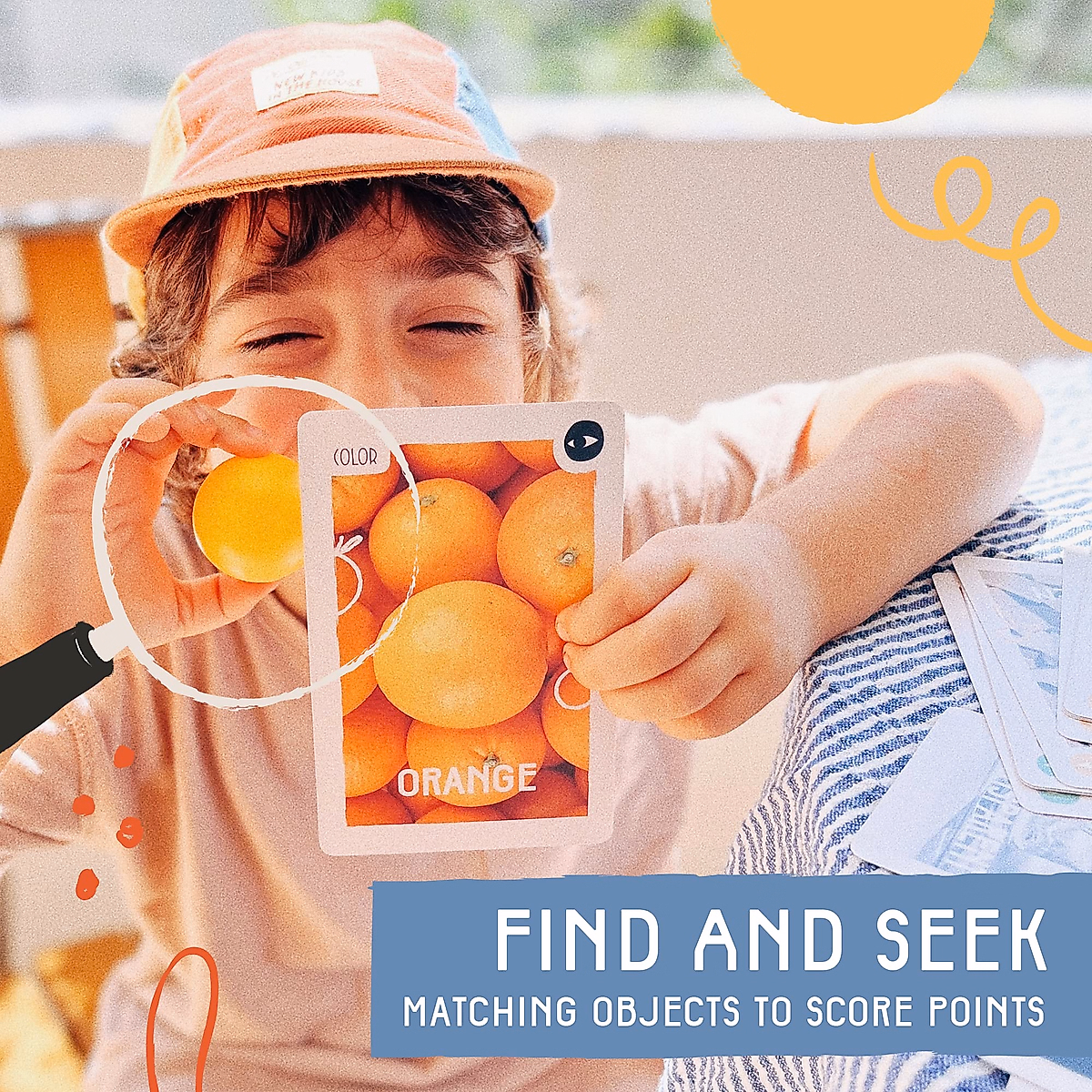 Find and Seek Scavenger Hunt Game Kids Ages 4-8 from Magma Games - Outdoor Activities for Kids Ages 4-8 - Card Based Camping Games - Charades for Kids Activities for Kids - Nature Seek & Find It Game