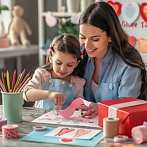 MARCADORUS Glue Tape for Scrapbooking, Pack of 4 Scrapbook Tape, Double Sided Tape Roller for Crafts, 26 Ft x 0.31 in Tape Runner, Craft Supplies for Scrapbooking, Gift Wrapping and Photo Tape.