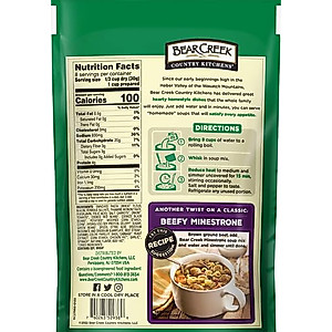 Bear Creek Soup Mix, Minestrone, 8.4 Ounce