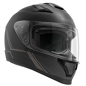 Sena Stryker Full Face Smart Helmet with Integrated Mesh and Bluetooth Communications, LED Taillight, and Sound by Harman Kardon, DOT (Matte Black, Medium)
