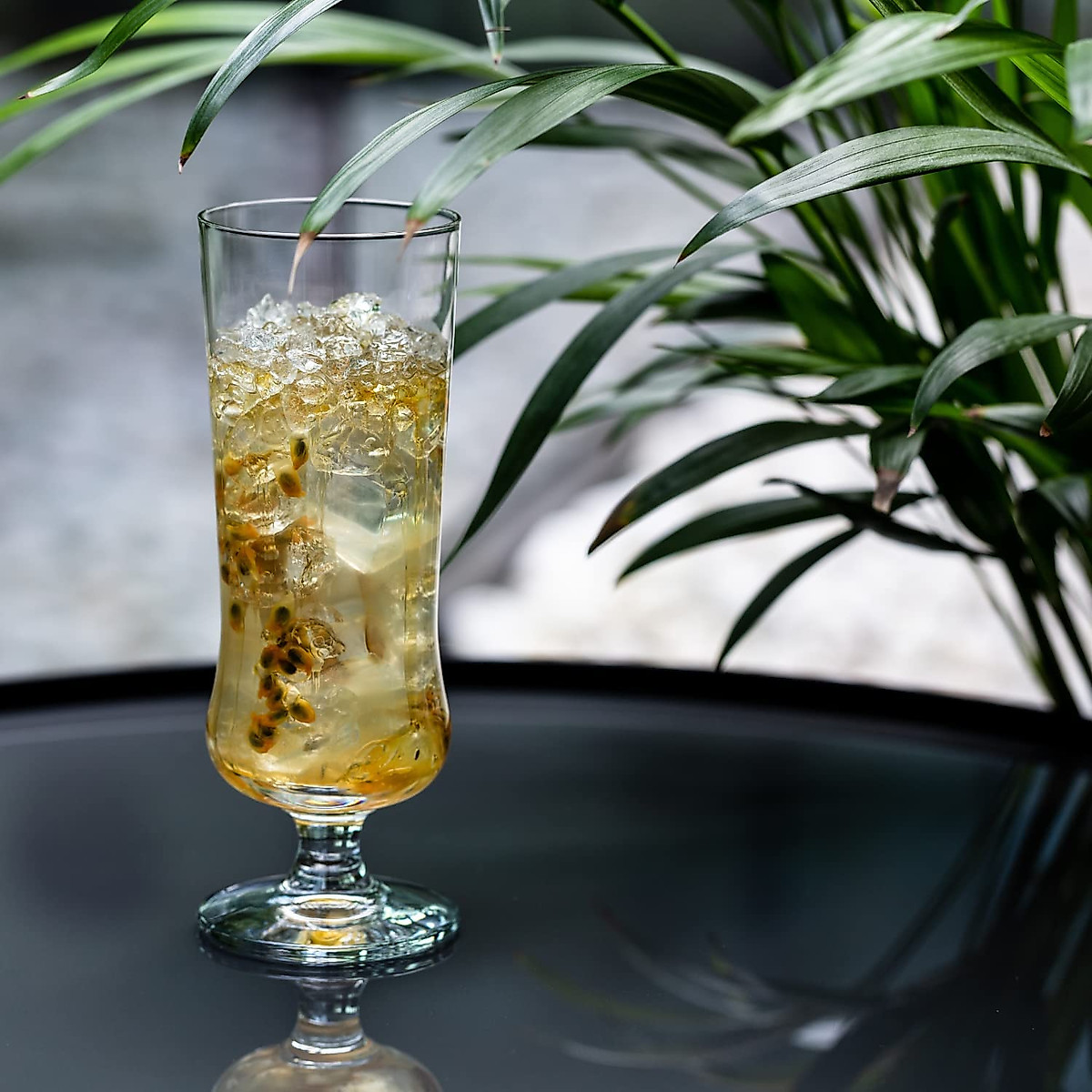 Krosno Pina Colada Cocktail Drinking Glasses | Set of 6 | 10.1 oz | Avant-Garde Collection | Perfect for Home Restaurants and Parties | Dishwasher Safe | Gift Idea | Made in Europe