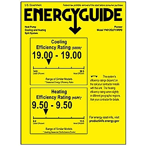 Pioneer Diamante Series Ductless Mini-Split Air Conditioner Inverter Heat Pump Full Set with 16 Ft. Kit