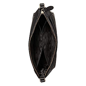 kate spade crossbody purse Monica crossbody in leather (Black)