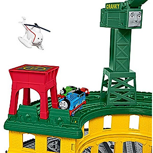 Thomas & Friends Toy Train Set, Super Station, Extra Large Race Track with Motorized Thomas, Diecast Percy & MINIS James for Ages 3+ Years