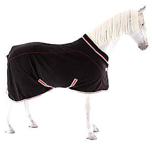 WeatherBeeta Therapy-Tec Fleece Standard Neck, Black/Silver/Red, 78"