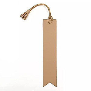 Leather Bookmarks for Book Lovers Women and Men (Blue)